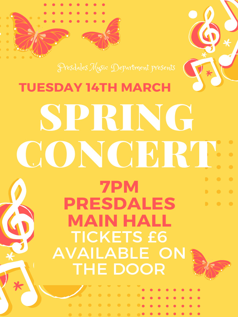 Spring Concert Poster | PDF