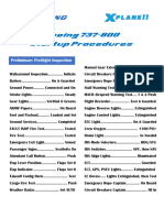 B787 Checklist v1.0 | PDF | Takeoff | Aerospace Engineering