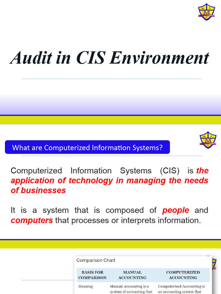 Chapter 7 Characteristics of CIS Environment Part 1 2 | Download Free PDF | Programming ...