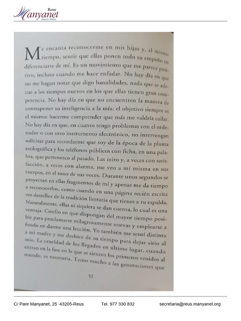 Comprensión Lectora - Elena Ferrante | PDF