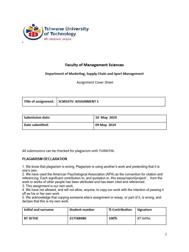 SCM 3 | PDF | Lean Manufacturing | Supply Chain