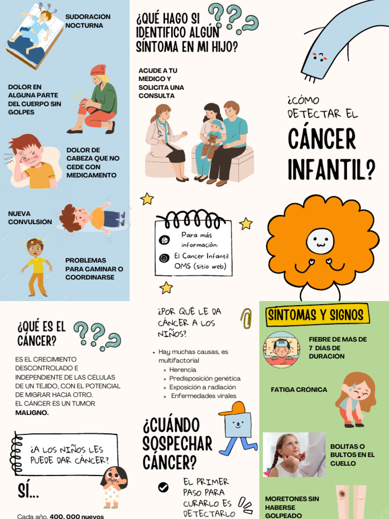 cancerinfantil-triptico-de-cancer-infantil | PDF | Cáncer ...
