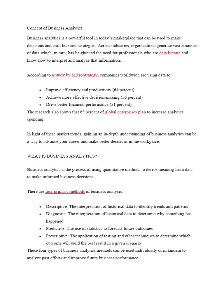 Unit 1 | PDF | Analytics | R (Programming Language)