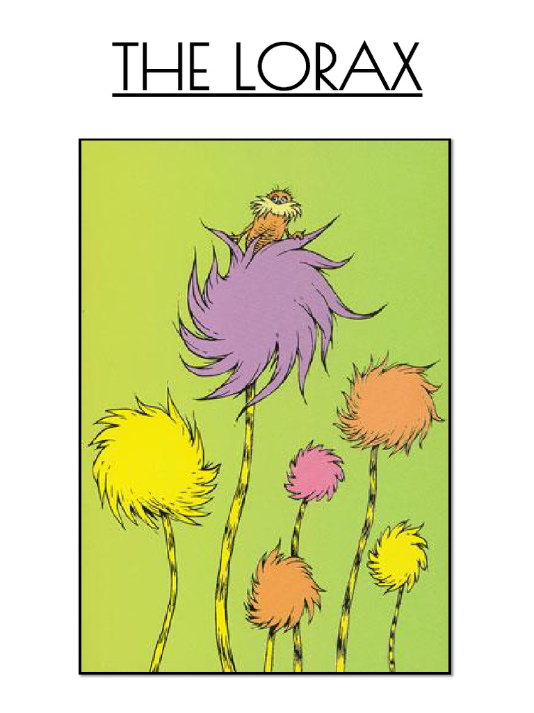 The LORAX Downton Script | PDF | Home & Garden | Poetry