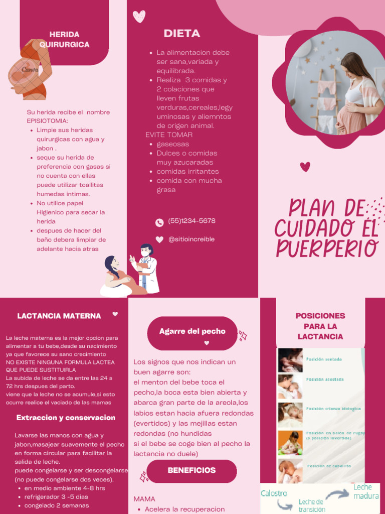 Brochure Triptico Curso Lactancia Materna Organico Rosado | PDF | Leche ... Brochure Triptico Curso Lactancia Materna Organico Rosado | PDF | Leche ...