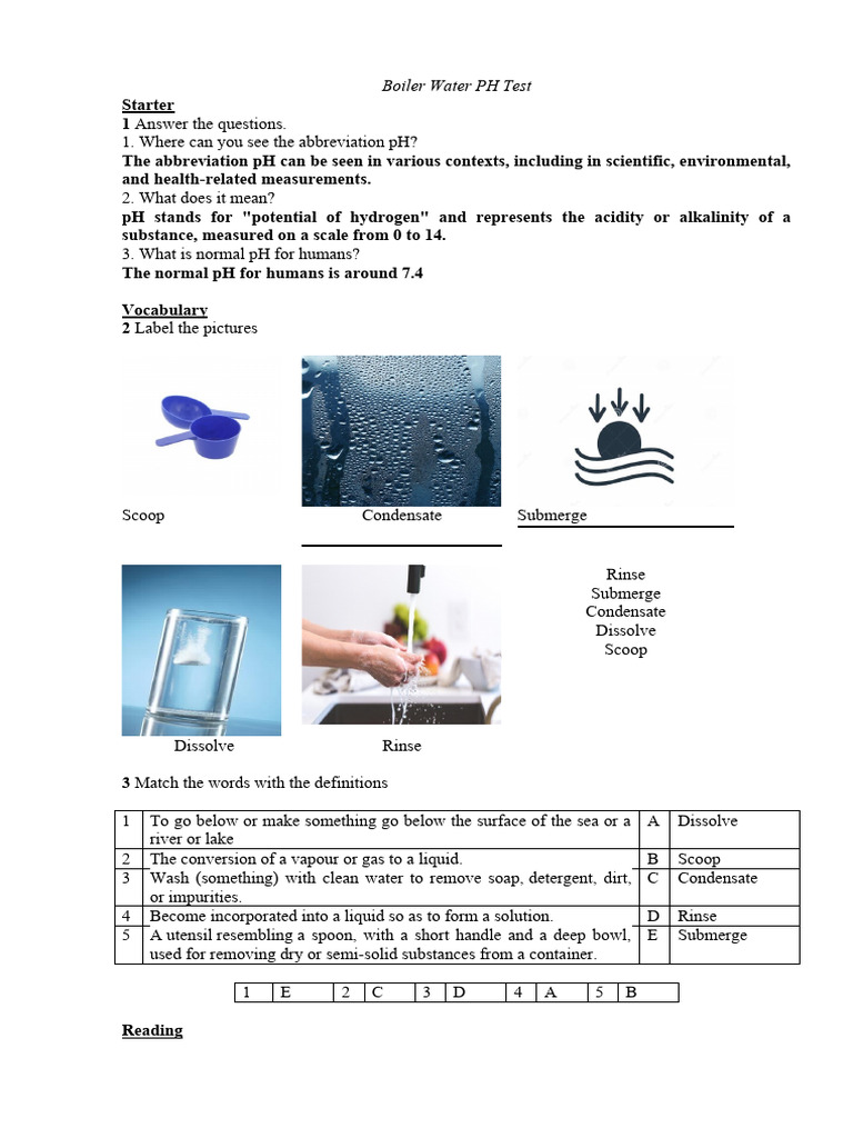 Boiler Water pH Testing Guide | PDF | Ph | Water