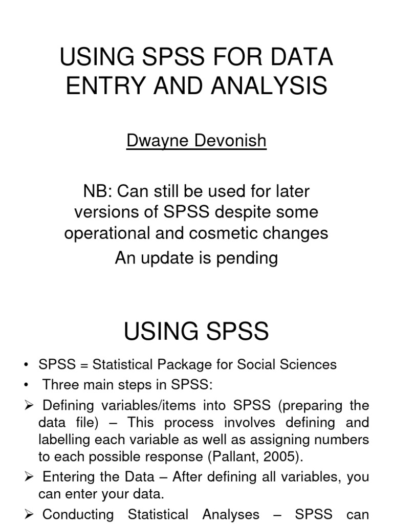 Using Spss Guide Revised Pdf Level Of Measurement Statistics