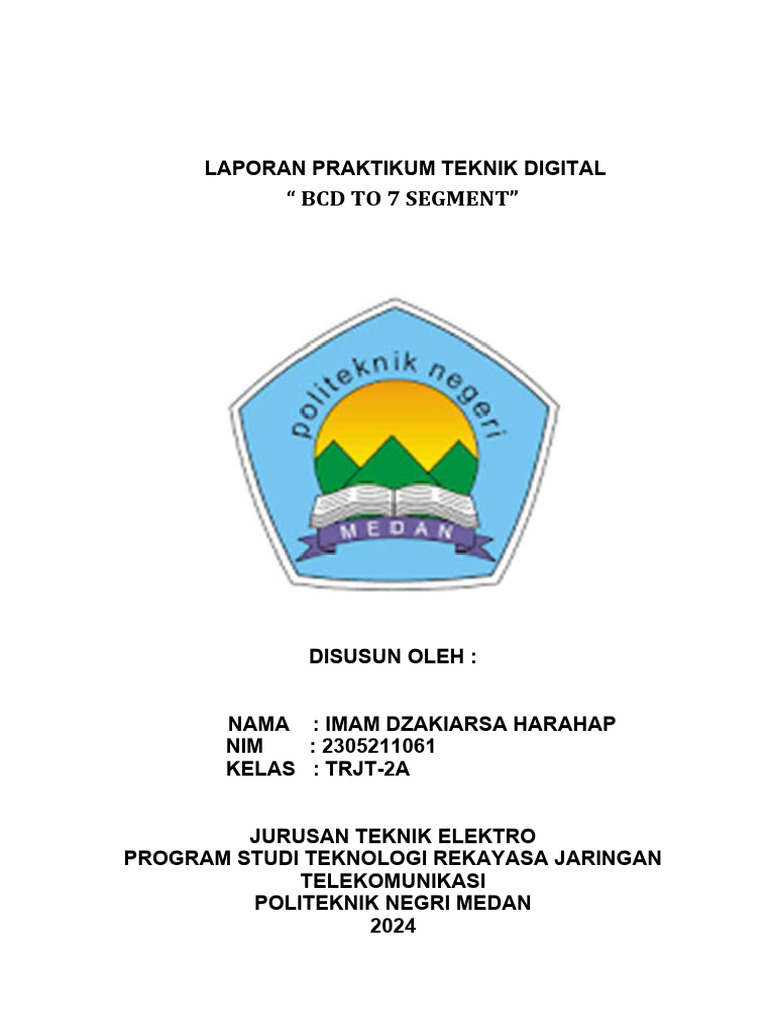 Laprak BCD TO 7 SEGMENT | PDF | Teknologi & Rekayasa Laprak BCD TO 7 SEGMENT | PDF | Teknologi & Rekayasa