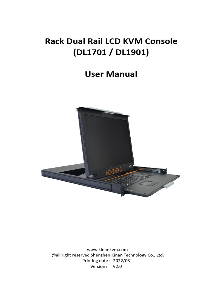 DL1701 DL1901 User Manual V2.0 | PDF | Computer Monitor | Computer Keyboard