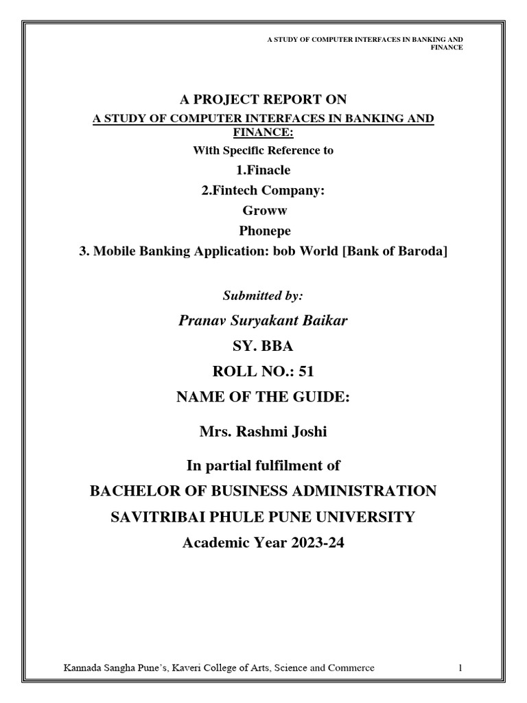 Pranav (2) | PDF | Banks | Investing