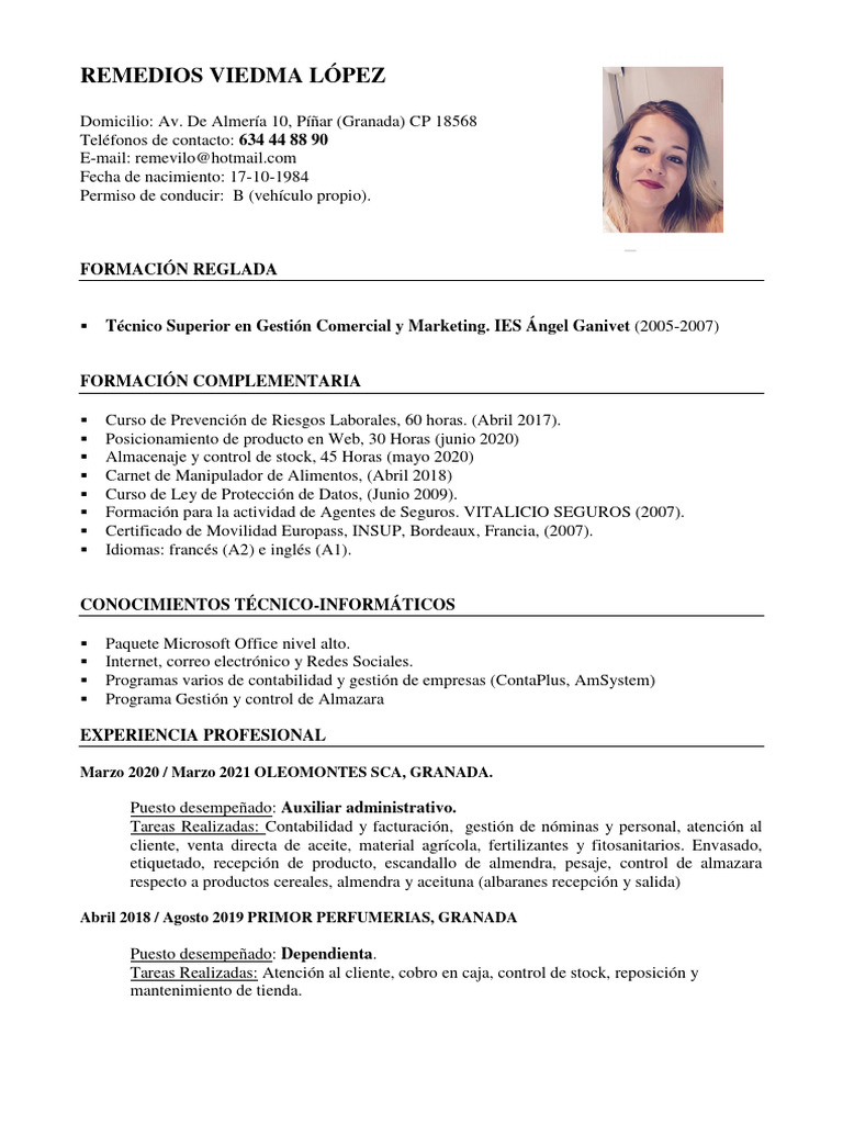 Curriculum - Reme | PDF | Seguro