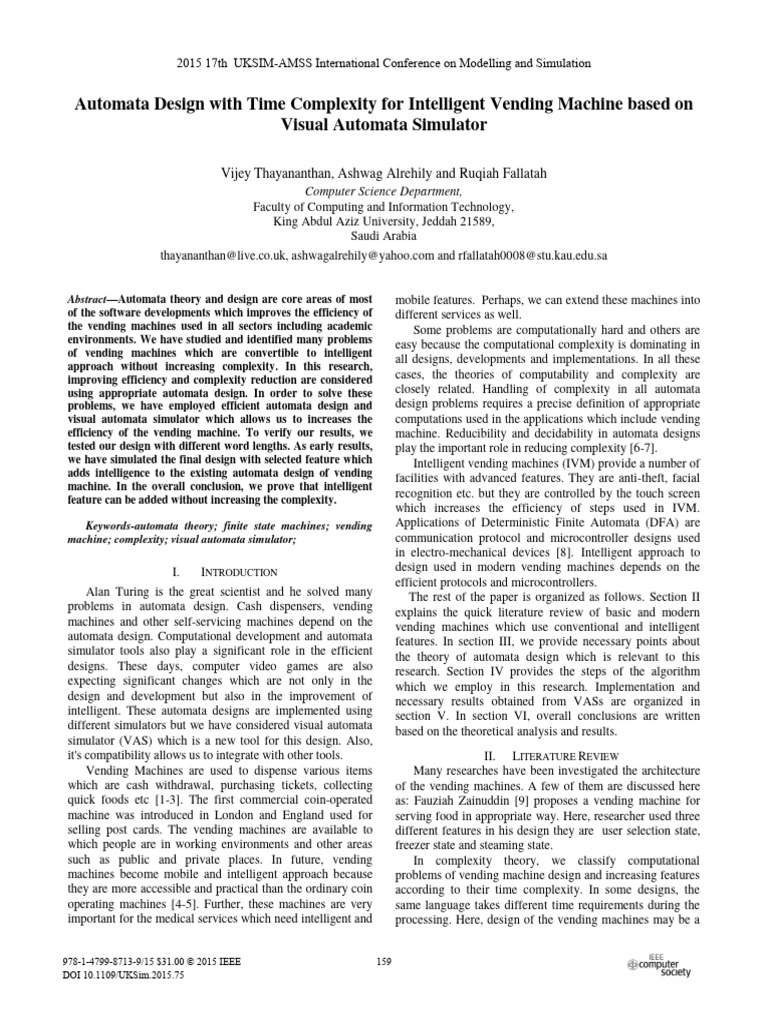 VendingMachine.usingTOC | PDF | Computational Complexity Theory | Theoretical Computer Science