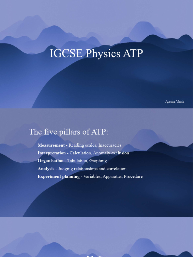 IG_Physics_ATP (1) (2) | PDF | Experiment | Accuracy And Precision