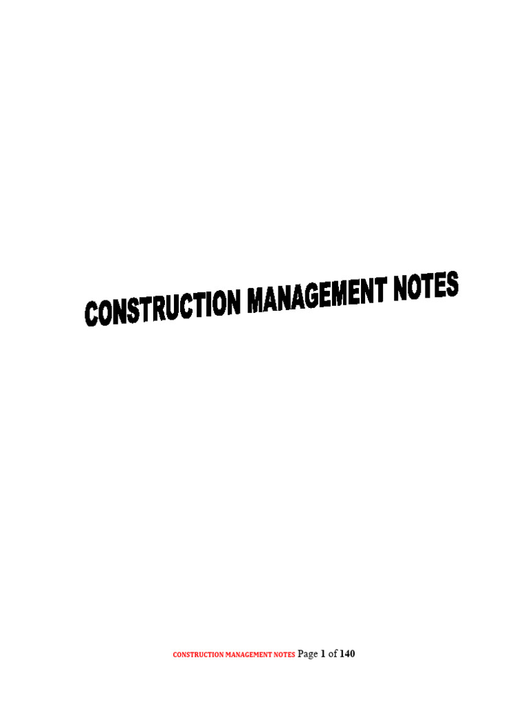 Construction Industry-1 | PDF | Leadership | Disciplines