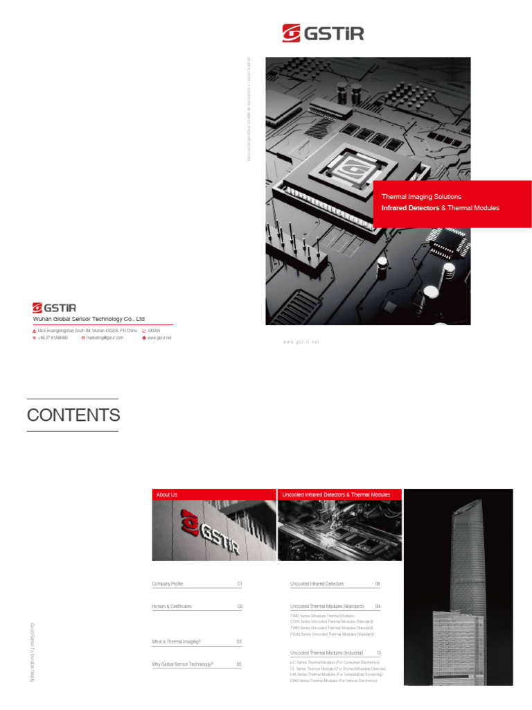 GSTiR Product Brochure | PDF | Thermography | Infrared