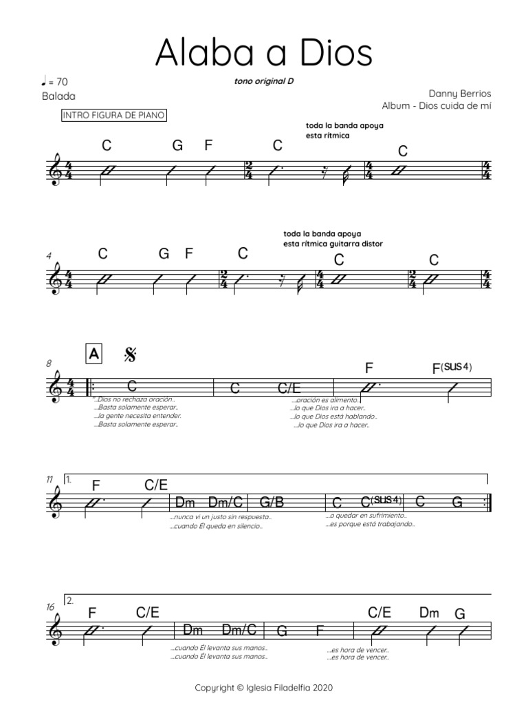 Alaba A Dios en C | PDF