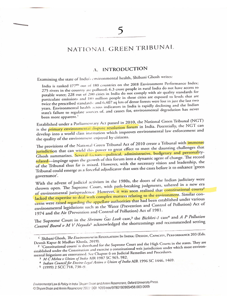 NGT Act | PDF