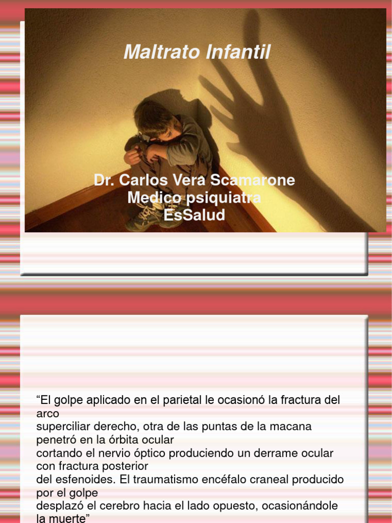 10 - Maltrato Infantil | Descargar gratis PDF | Abuso infantil | Violencia