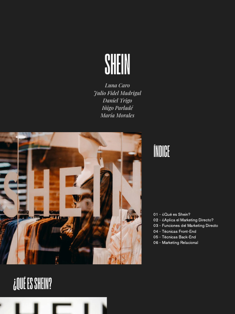 Shein | PDF | Marketing | Cliente
