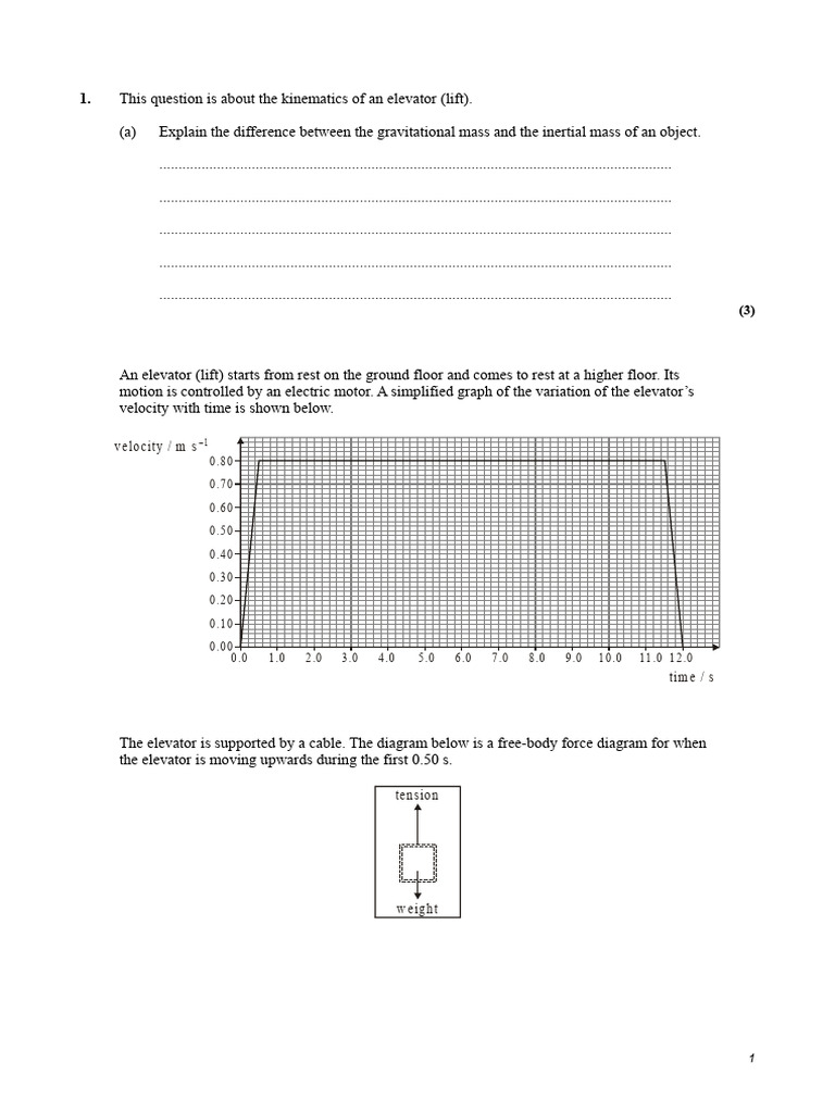 A.3 Work Forces IB Practice | PDF | Force | Motion (Physics)