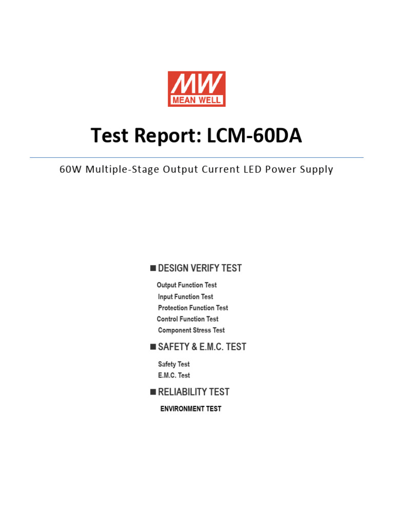 Model - LCM-60DA-rpt | PDF | Electric Power | Manufactured Goods