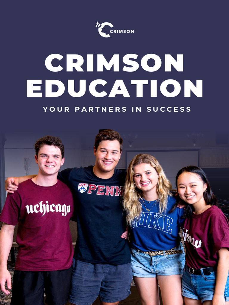 Crimson Education: Admissions Success Guide | PDF | Mentorship | Ivy League