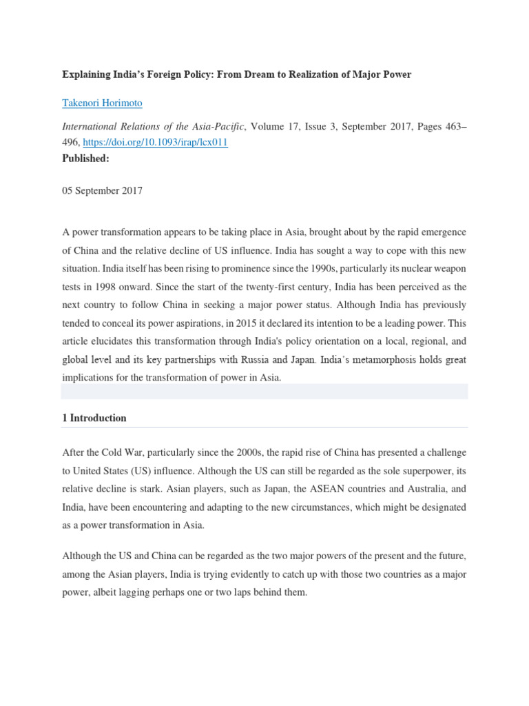 Emergence of Superpowers | PDF | Bharatiya Janata Party | Bric