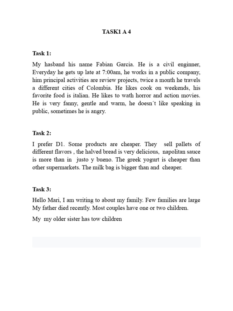 TASK1 A 4 Alexandra R | PDF