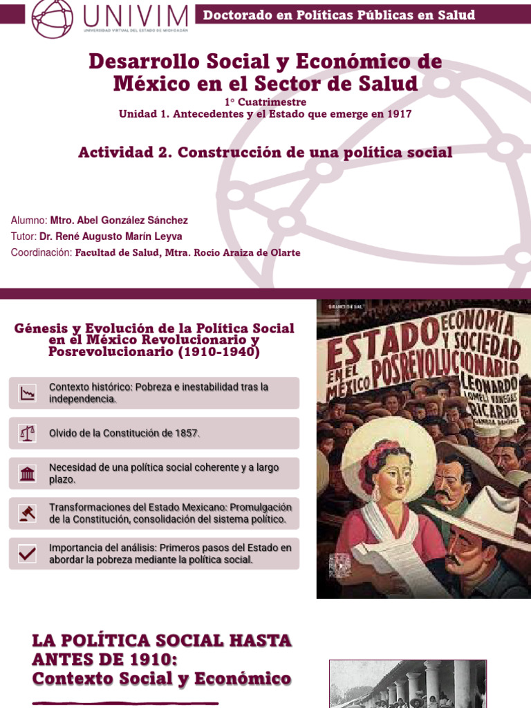 Política Social en México (1910-1940) | PDF | México | Politica social