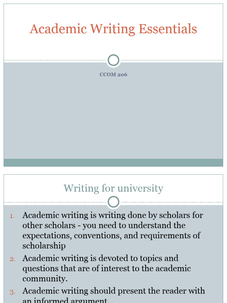 1academic Writing Essentials | PDF | Coming Out | Homosexuality