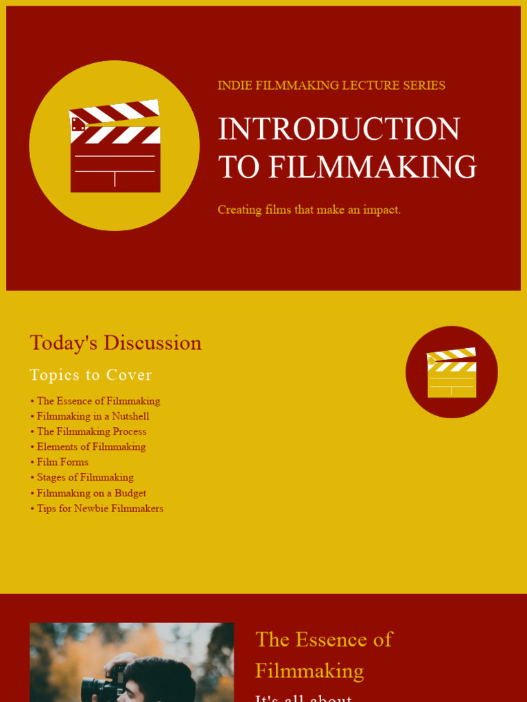 Stages of Filmmaking Explained | PDF | Filmmaking | Communication