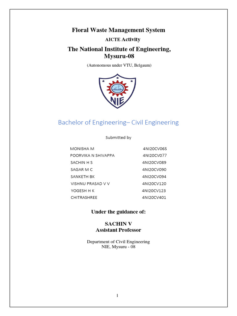 Floral Waste Management | PDF | Waste Management | Waste