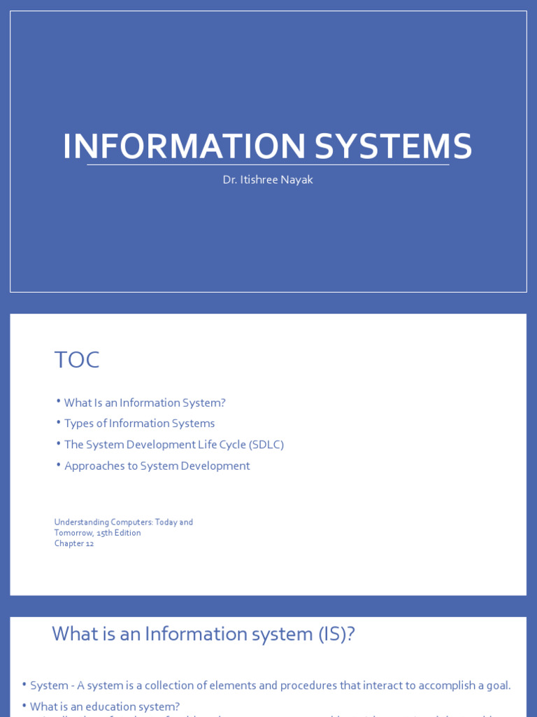Information Systems Overview | PDF | Geographic Information System ...