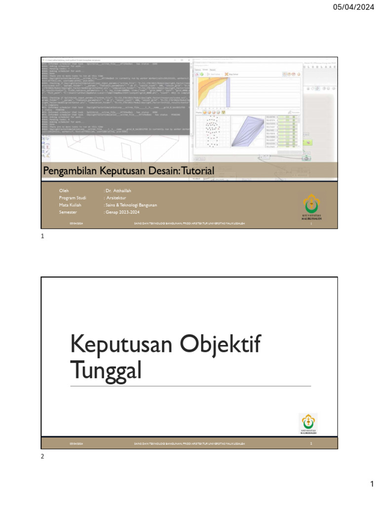 Minggu 7 Kep Desain Tunggal Tutorial | PDF