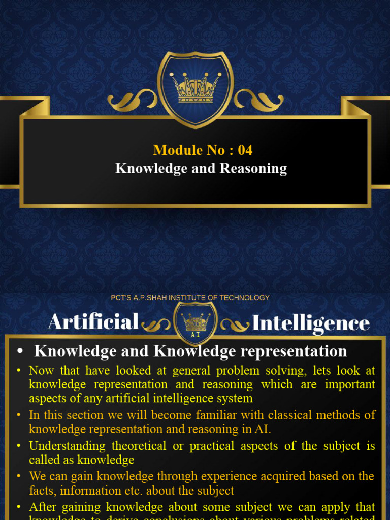 AI Module No 4 | PDF | Inference | Mathematical Logic