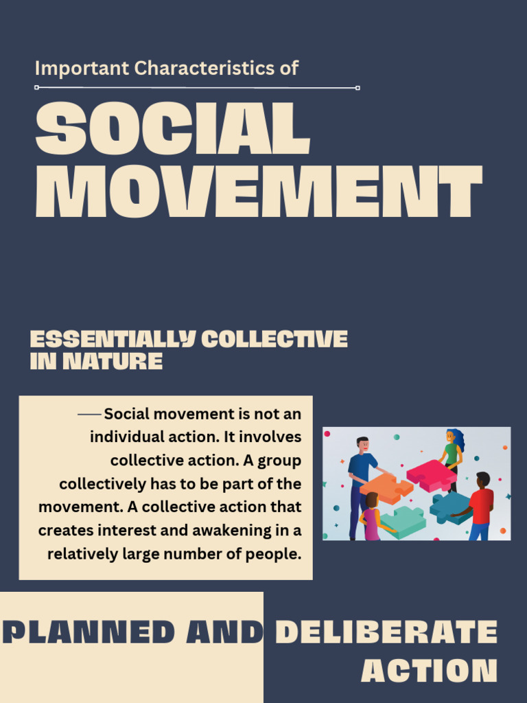 Key Characteristics of Social Movements | PDF | Career & Growth | Self ...