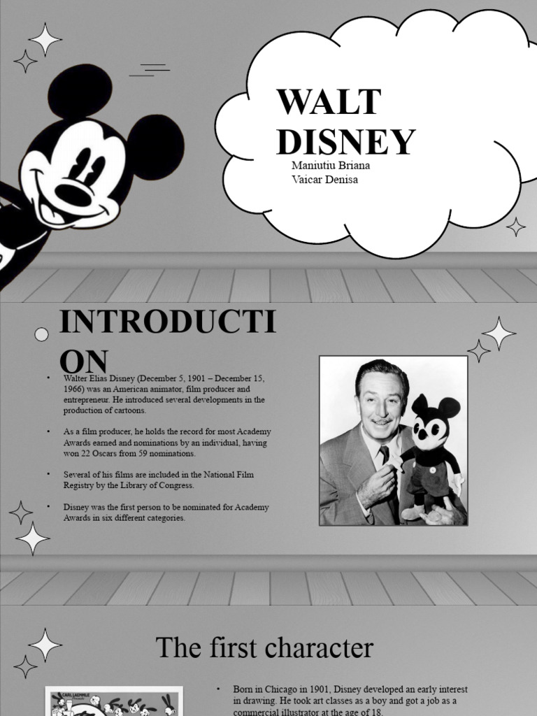 Walt Disney | PDF | Walt Disney | The Walt Disney Company