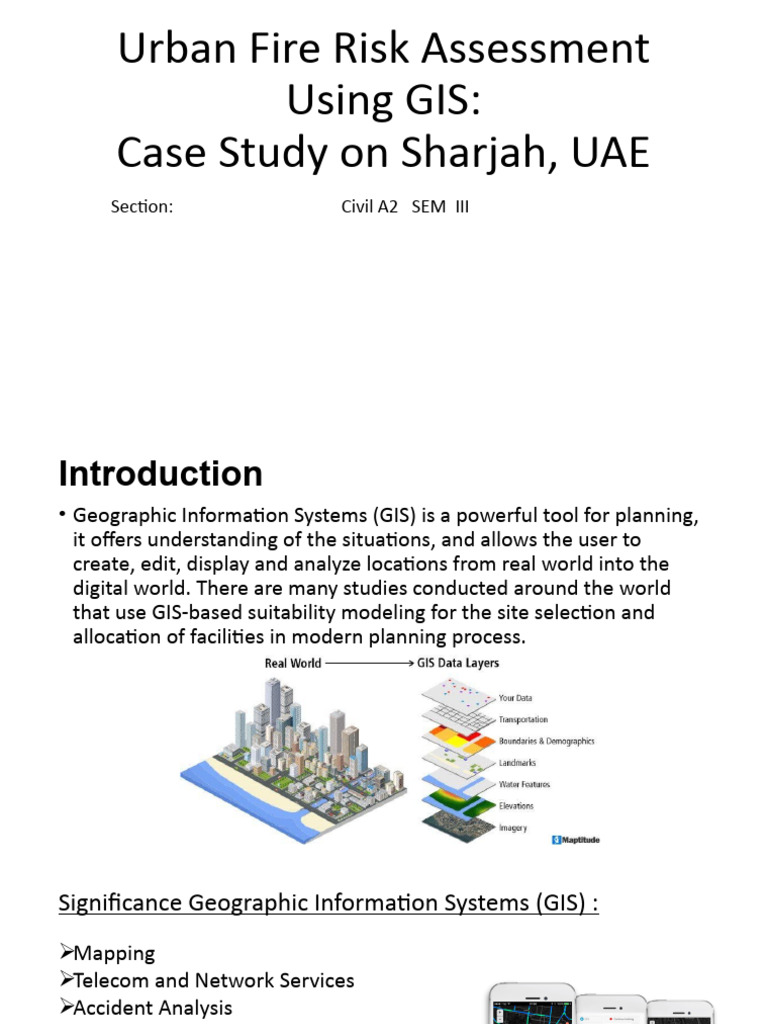 Case Study: Using GIS in Fire Risk Assessment in Sharjah | Download ...