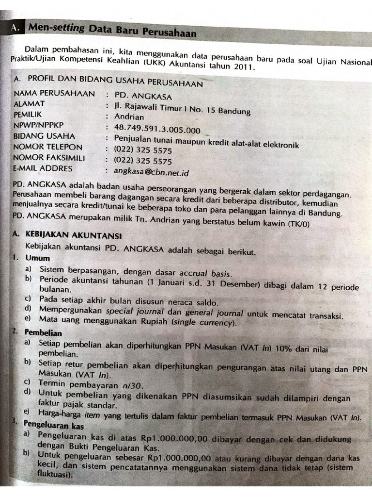 Modul Aplikasi MYOB | PDF