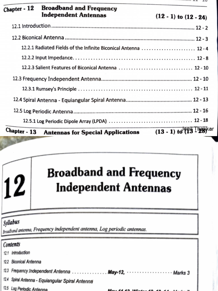 Chapter 12 Antenna | PDF | Antenna (Radio) | Physical Phenomena