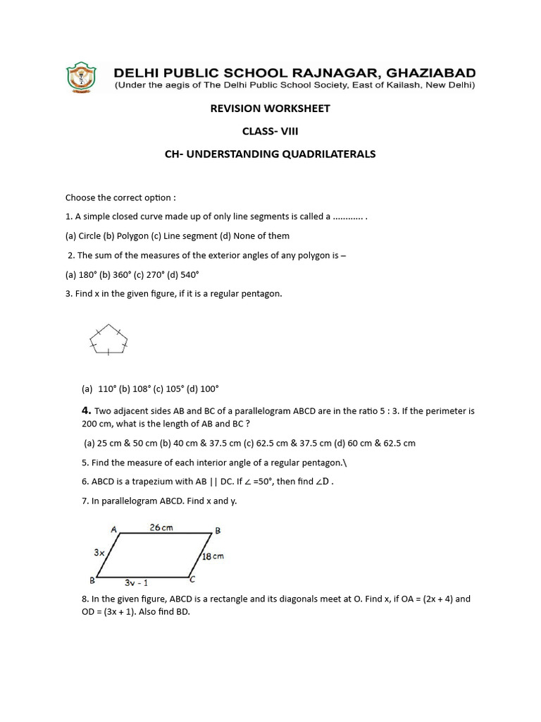 Understanding Quadrilaterals | PDF