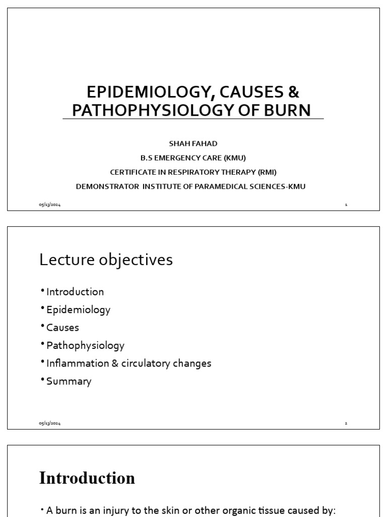 Jackson's Burn Pathophysiology Overview | PDF | Inflammation | Burn