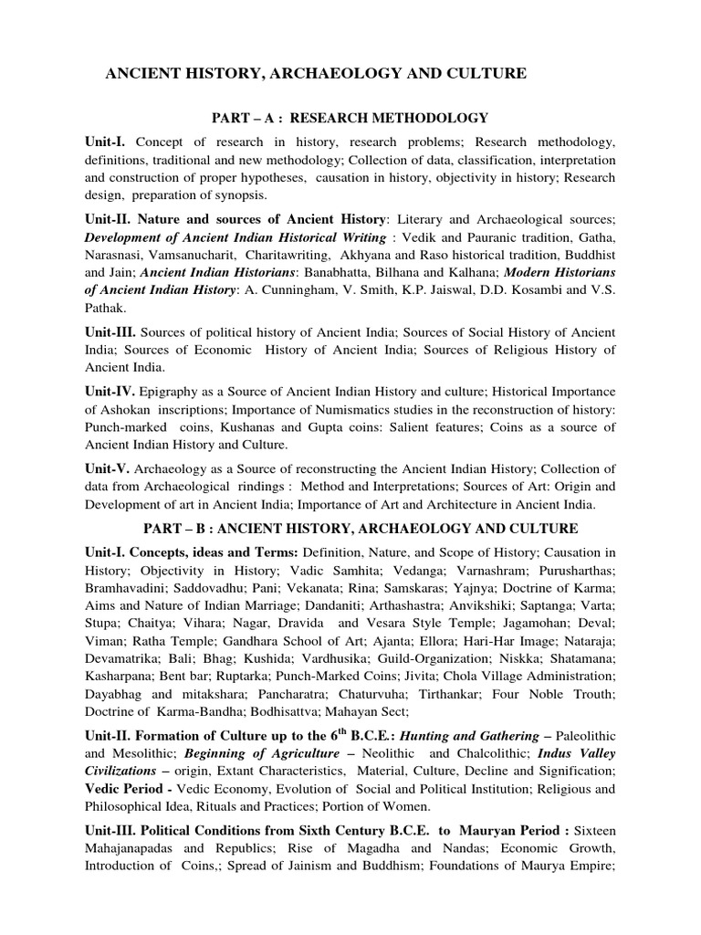 Ancient History, Archaeology and Culture | PDF | History