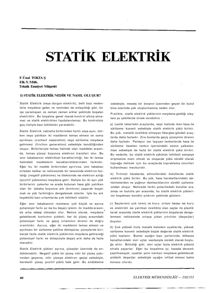 Statik Elektrik | PDF
