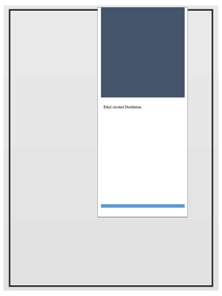 Ethanol Distillation Design Guide | PDF | Distillation | Ethanol