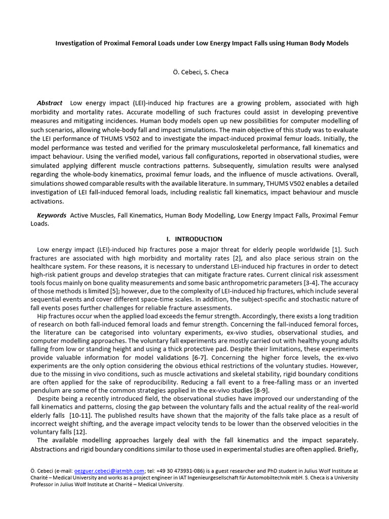 IRCOBI 2020 Cebeci Revised 05 06 | PDF | Pelvis | Anatomical Terms Of Motion