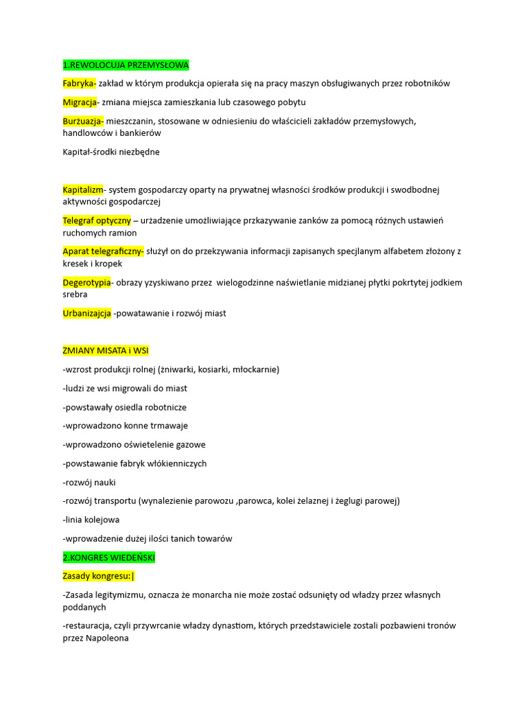 Historia Kartkówka 3 Tematy | PDF