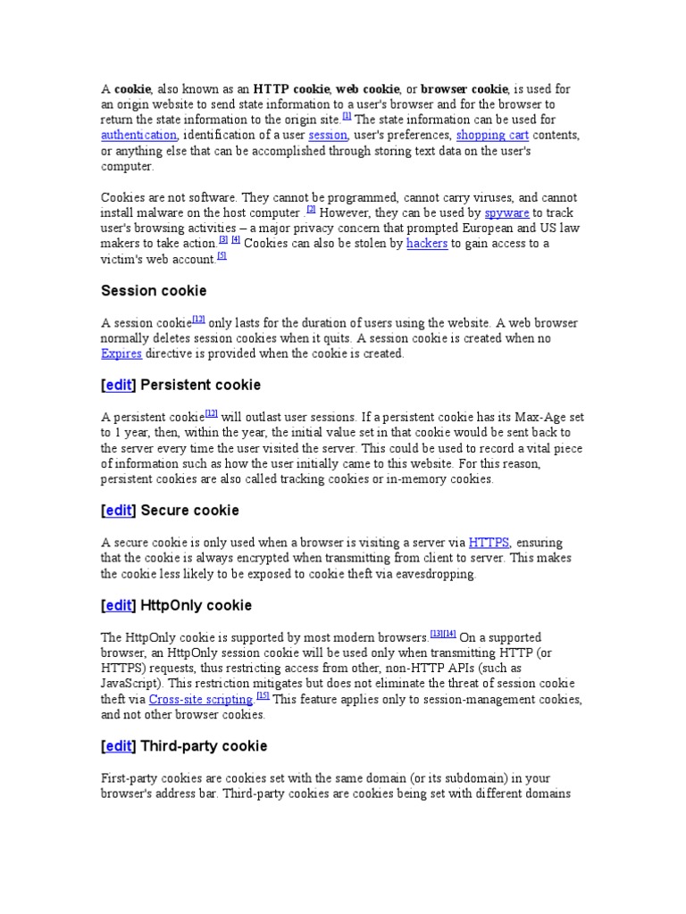1d9bchandling Cookies in ASP | PDF | Http Cookie | Secure Communication