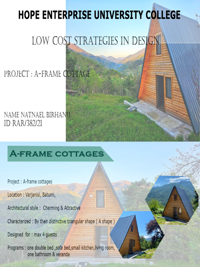 A Frame Cottage | PDF | Wall | Framing (Construction)