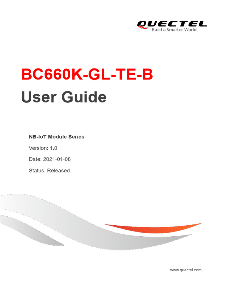 Quectel BC660K-GL-TE-B User Guide V1.0 | PDF | Usb | Cellular Network